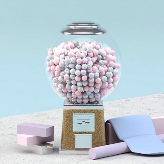 3D Pastel Colored Set Design – Fubiz Media