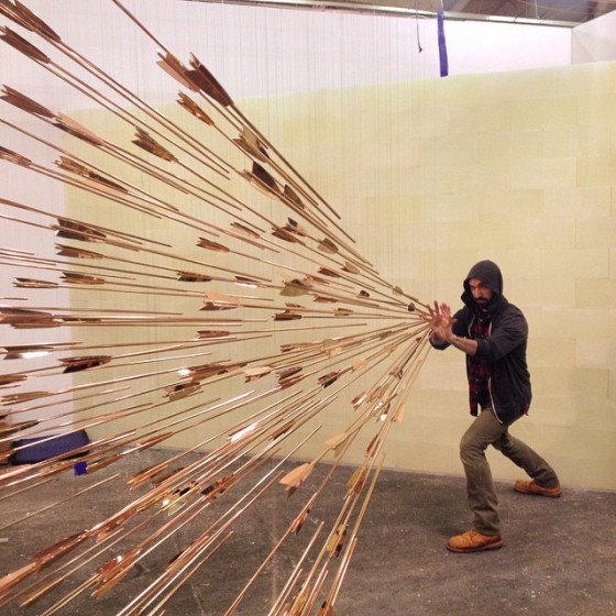 Copper Arrows Frozen Before Impact – Fubiz Media