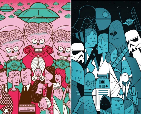 Famous Movies Turned Into Cartoon Posters – Fubiz Media