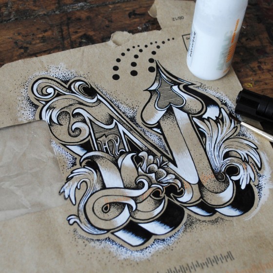 Lettering on Everyday Objects by Rob Draper – Fubiz Media