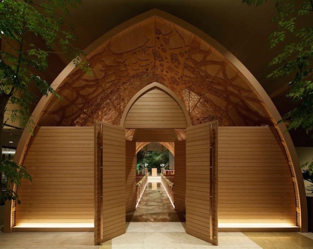 Wedding Chapel Made with 100 Carved Wood Panels – Fubiz Media
