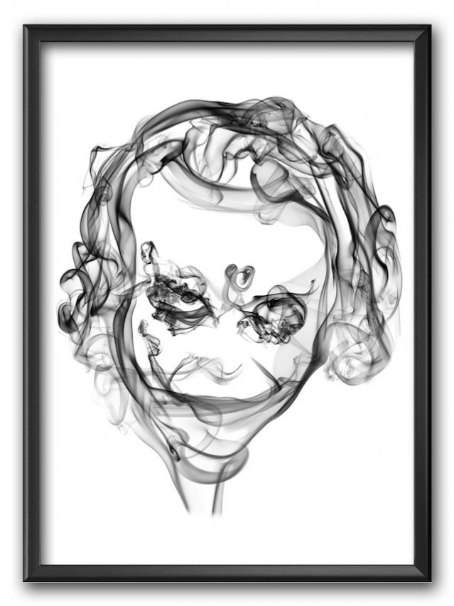 Smoke Portraits of Superheroes and Celebrities – Fubiz Media