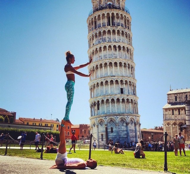 Gravity Defying Yoga Poses In Photos – Fubiz Media