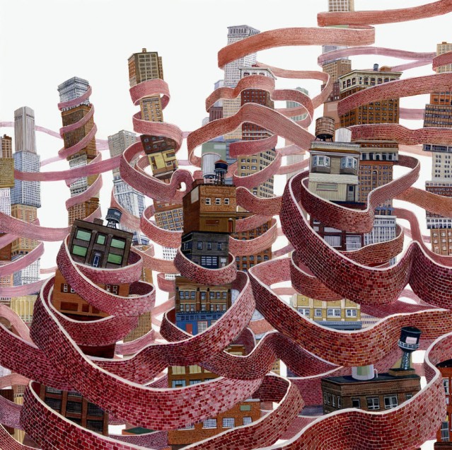 Paintings of Urban Turmoil by Amy Casey – Fubiz Media