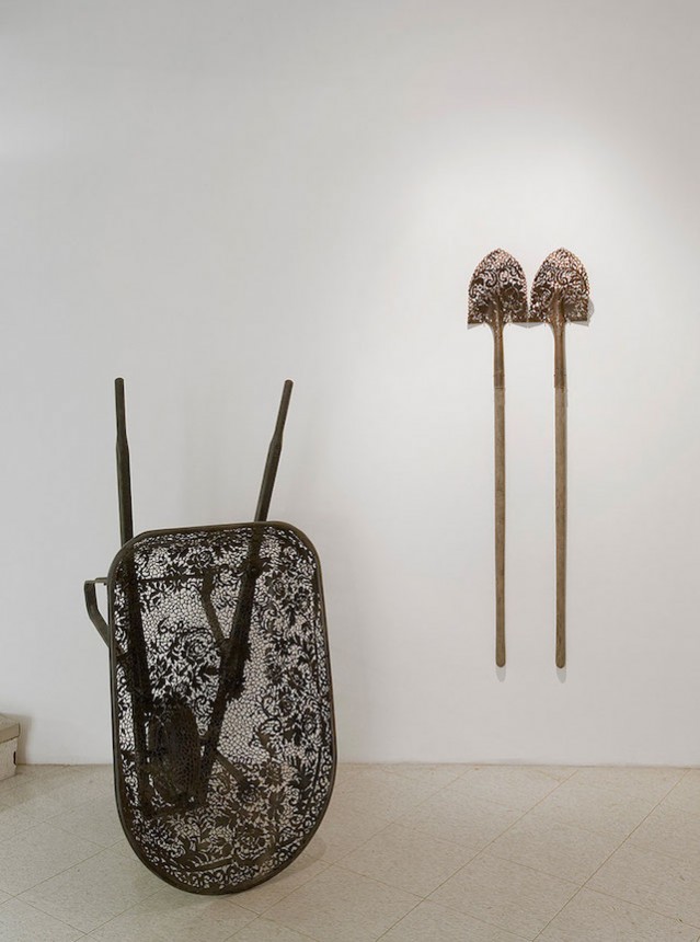 Patterns Sculpted into Industrial Steel Objects – Fubiz Media