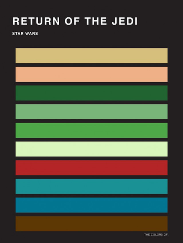 The Colors of Star Wars Palettes – Fubiz Media
