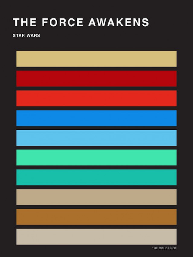 The Colors of Star Wars Palettes – Fubiz Media