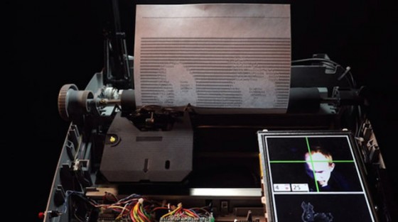 A Writing Machine That Prints Selfies – Fubiz Media