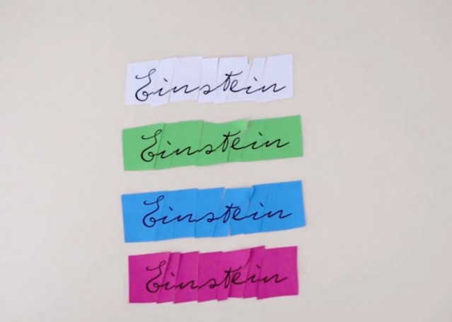 Font Based on Albert Einstein Handwriting – Fubiz Media