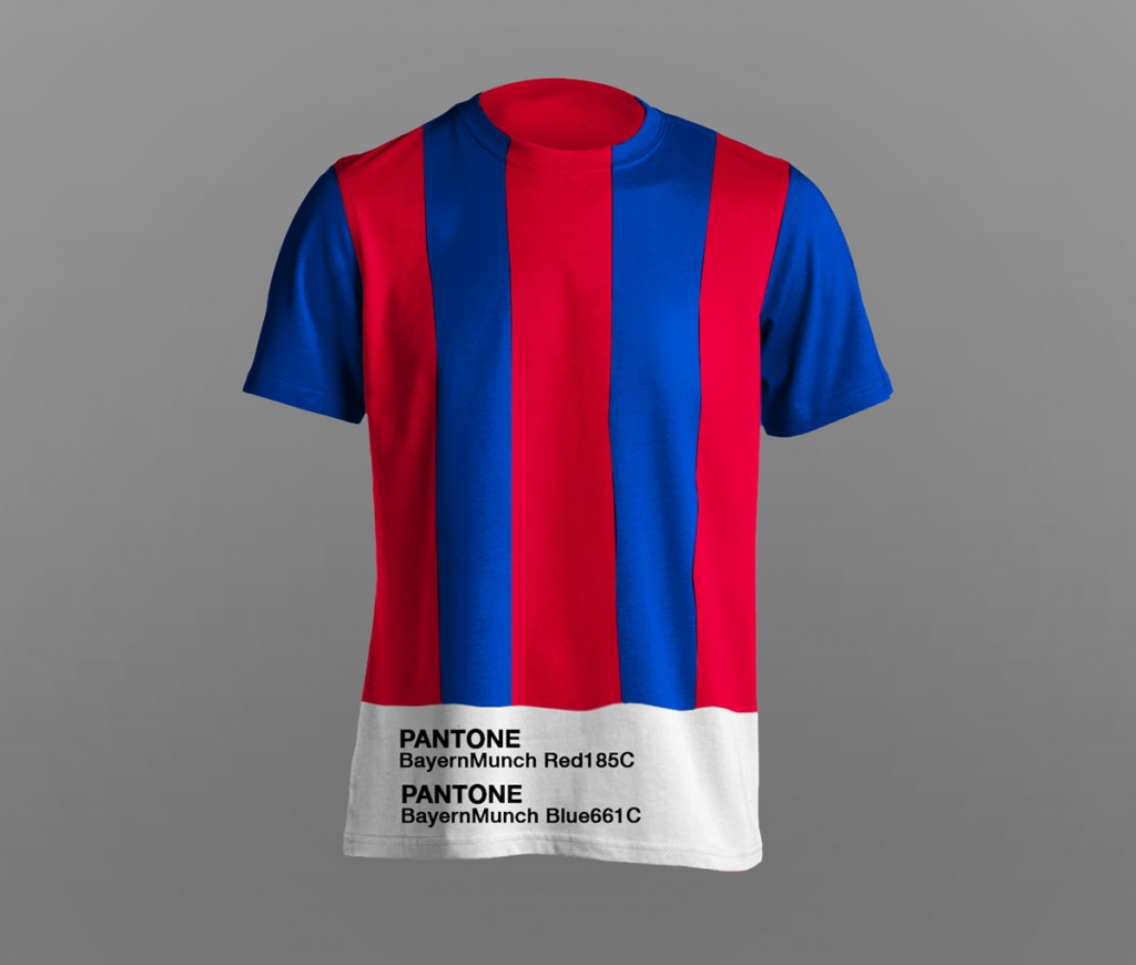 Pantone Football Club T-Shirts – Fubiz Media