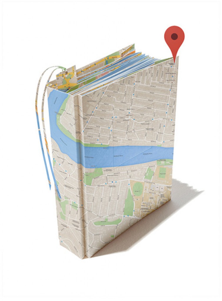Google Maps Origami – Fubiz Media