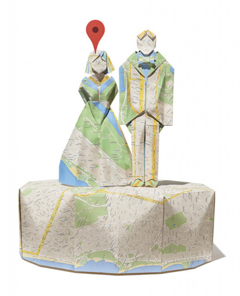 Google Maps Origami – Fubiz Media