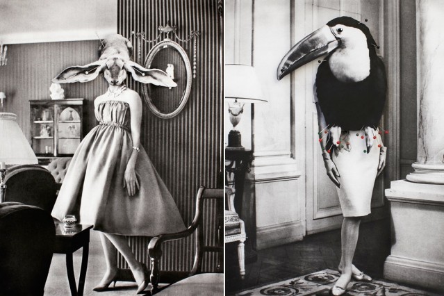 Hybrid Women Retro Collages – Fubiz Media