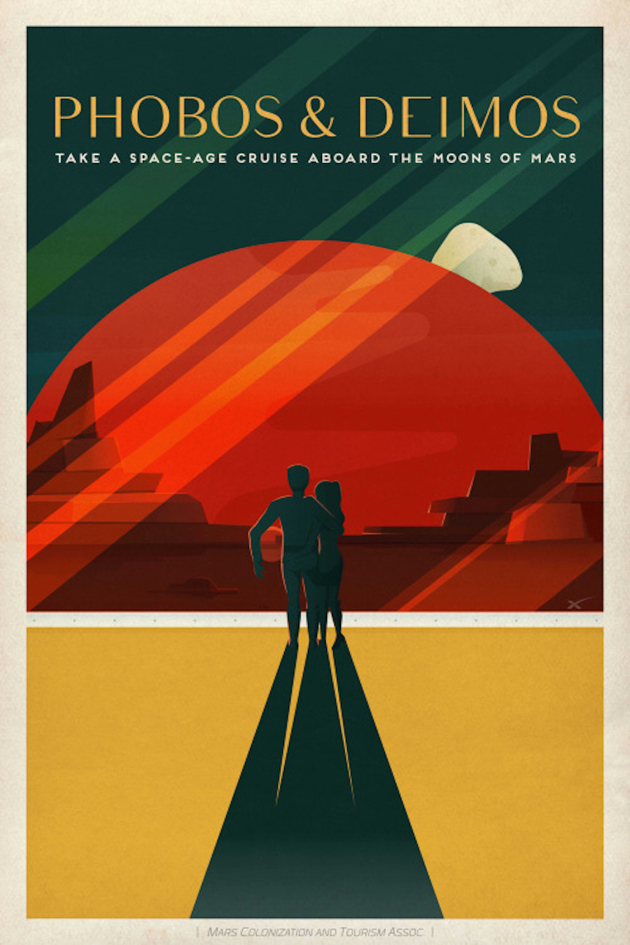 Vintage-Style Mars Travel Posters – Fubiz Media