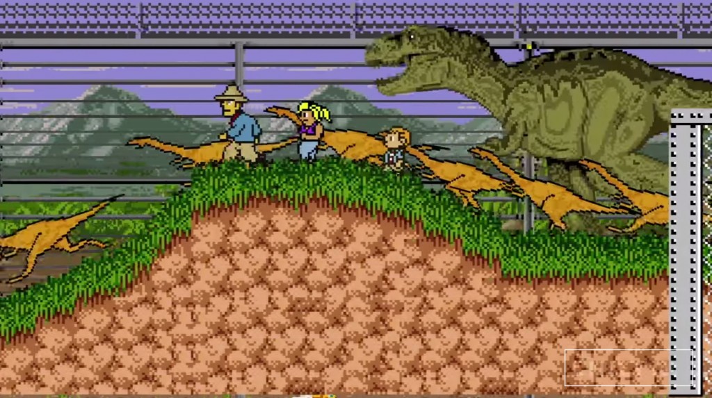 Jurassic Park – 8-Bit Cinema – Fubiz Media