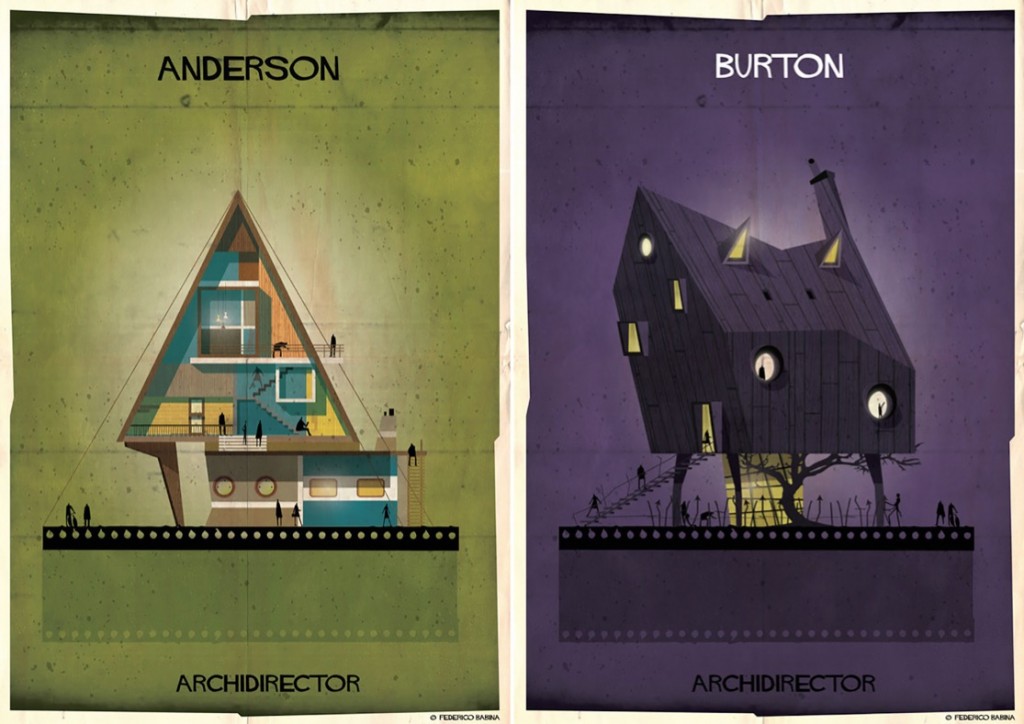 Imaginative Movie Directors Houses Illustrations – Fubiz Media