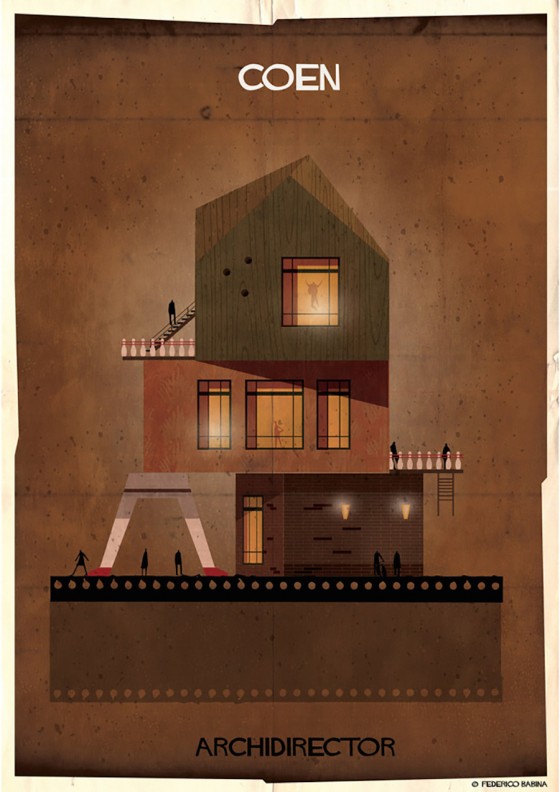 Imaginative Movie Directors Houses Illustrations – Fubiz Media
