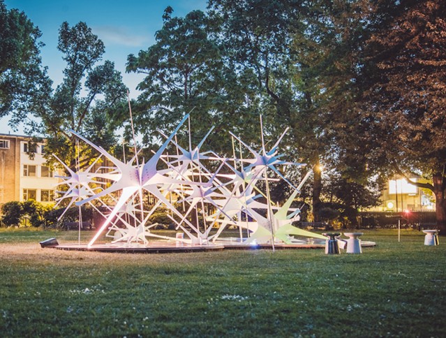 White Enlightened Sky Pavilion Installation – Fubiz Media