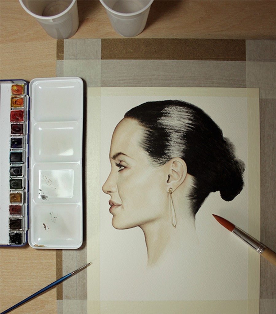 Watercolor Portraits of Hollywood Actresses – Fubiz Media