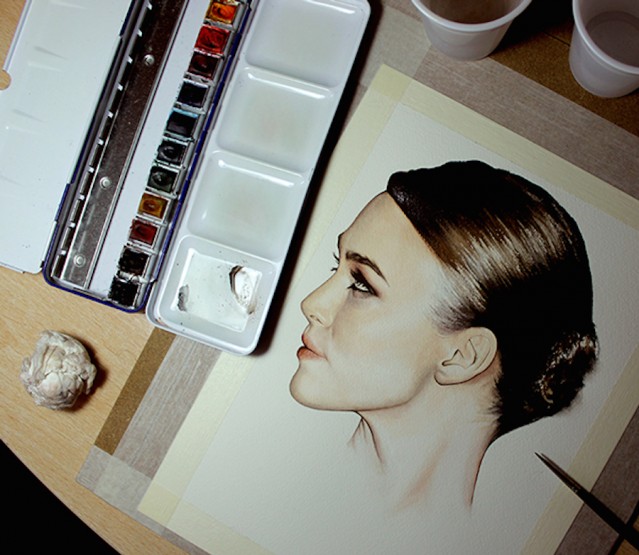 Watercolor Portraits of Hollywood Actresses – Fubiz Media