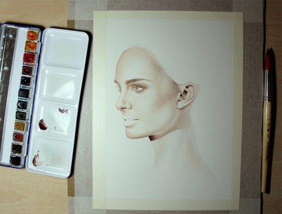 Watercolor Portraits of Hollywood Actresses – Fubiz Media