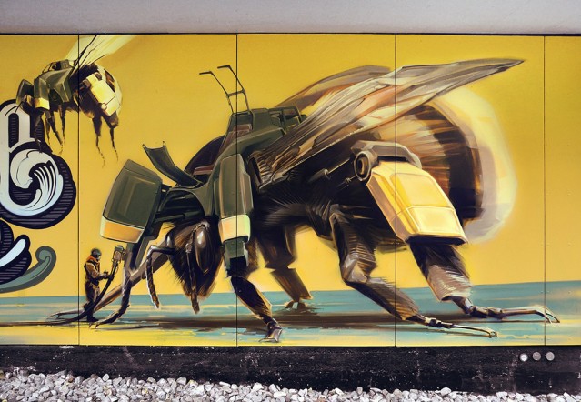 Street Art Playful Murals and Paintings by Wes 21 – Fubiz Media