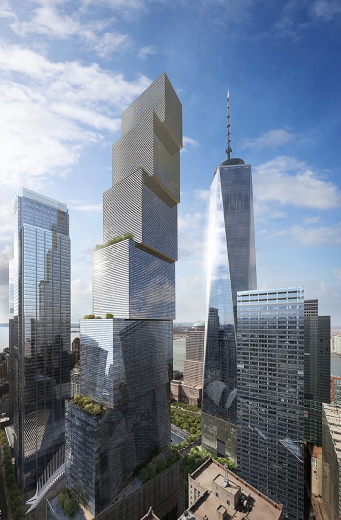 Two World Trade Center with Steps Will be Added to the NYC Skyline ...