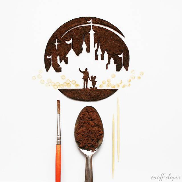 Coffeetopia Leaf Paintings – Fubiz Media