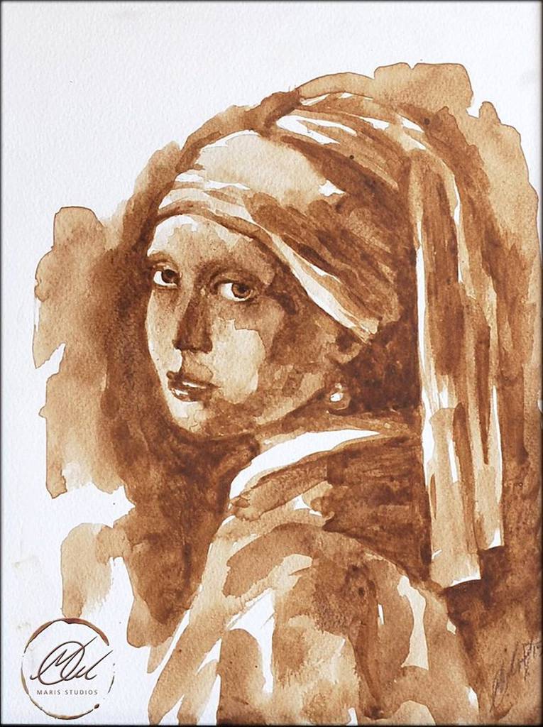 Masterpieces Created with Coffee – Fubiz Media