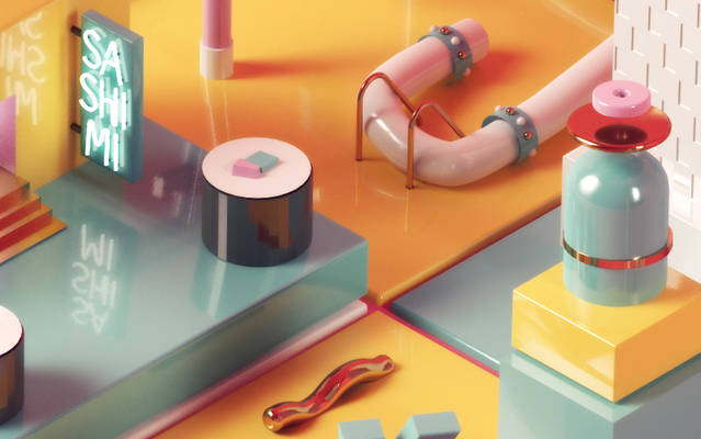 Pastel-Colored Digital Artworks – Fubiz Media