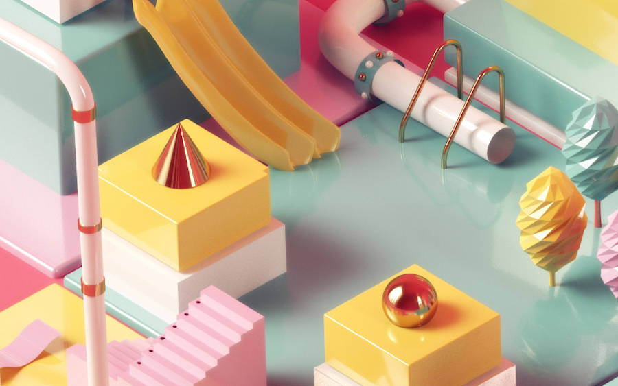 Pastel-Colored Digital Artworks – Fubiz Media