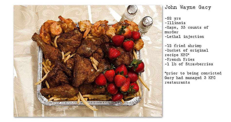 Serial Killers Last Meals Photography – Fubiz Media