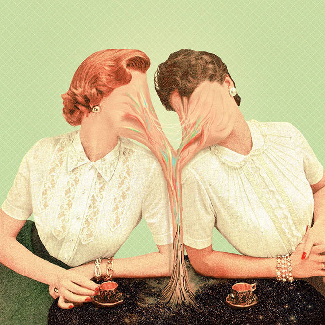 Psychedelic Collages and Illustrations by Dromsjel – Fubiz Media