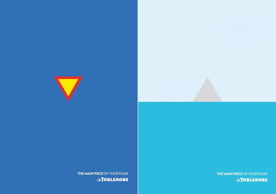 Minimalist Toblerone Movie Posters – Fubiz Media
