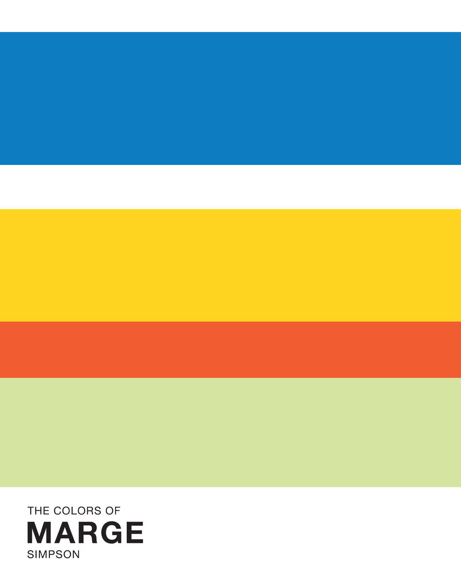 The Colors of Simpsons Pantone – Fubiz Media