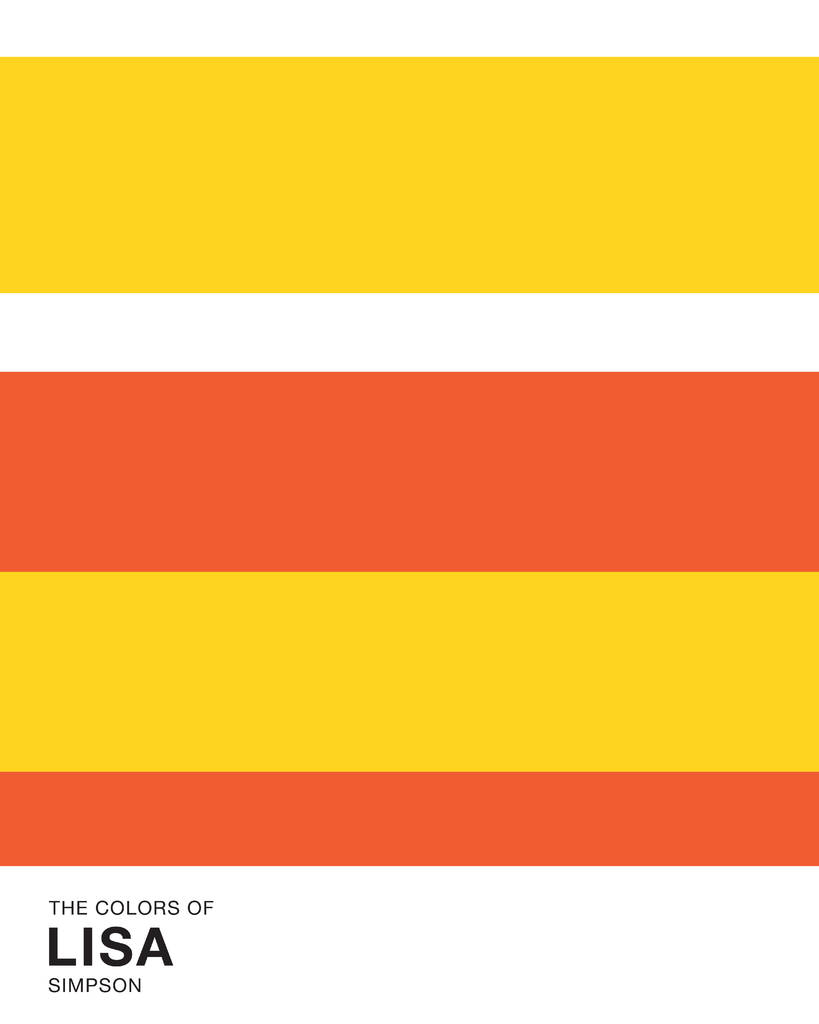 The Colors of Simpsons Pantone – Fubiz Media