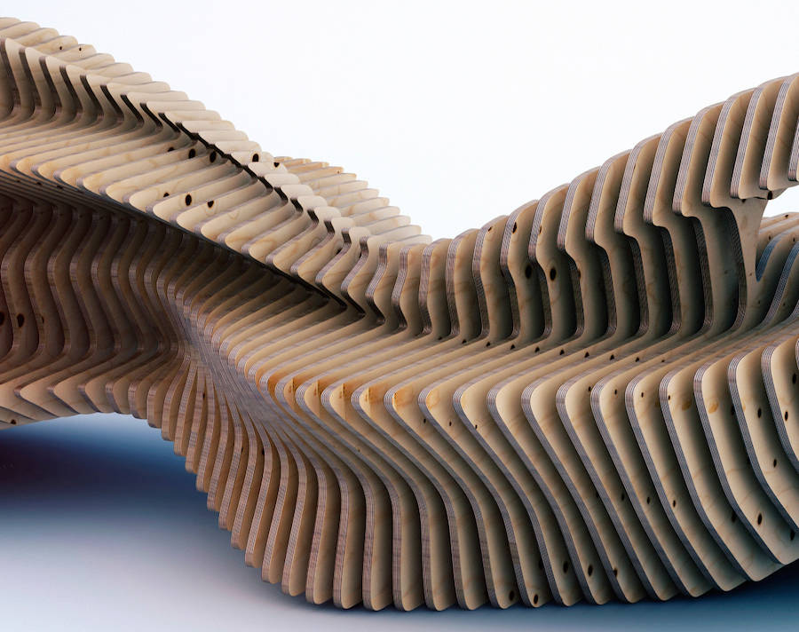 Flowing Wooden Furniture – Fubiz Media