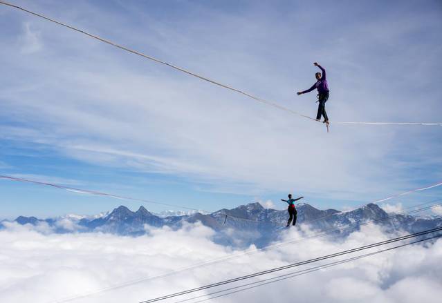 Highline Contest in Switzerland – Fubiz Media