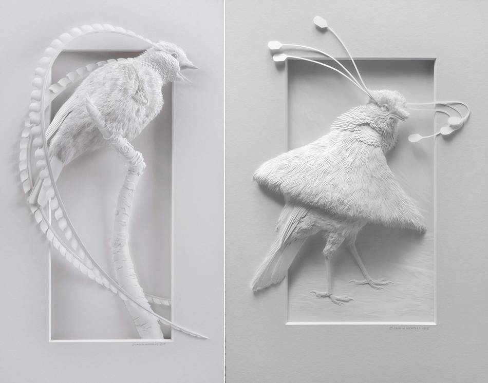 Incredible Paper Sculptures by Calvin Nicholls – Fubiz Media