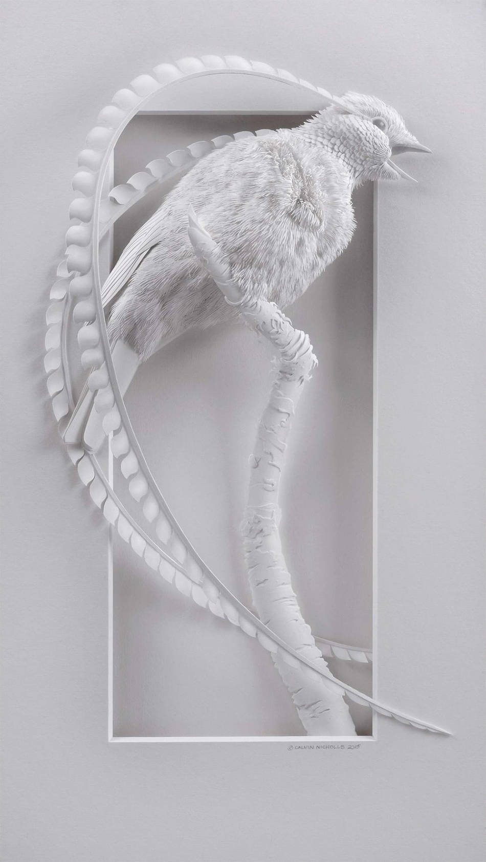Incredible Paper Sculptures by Calvin Nicholls – Fubiz Media