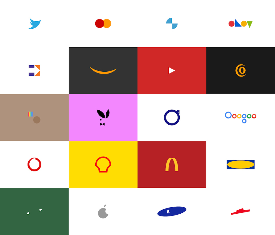 Power of Brands – Minimal Logos Posters – Fubiz Media