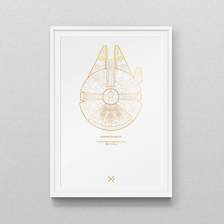Star Wars Iconic Spaceships Posters – Fubiz Media