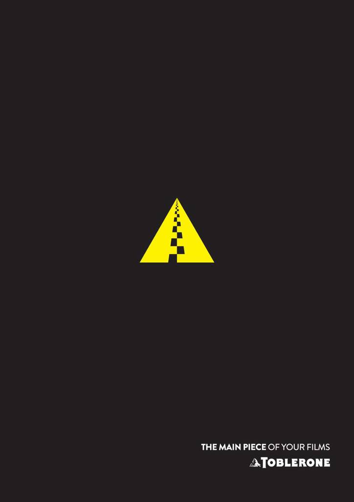 Minimalist Toblerone Movie Posters – Fubiz Media