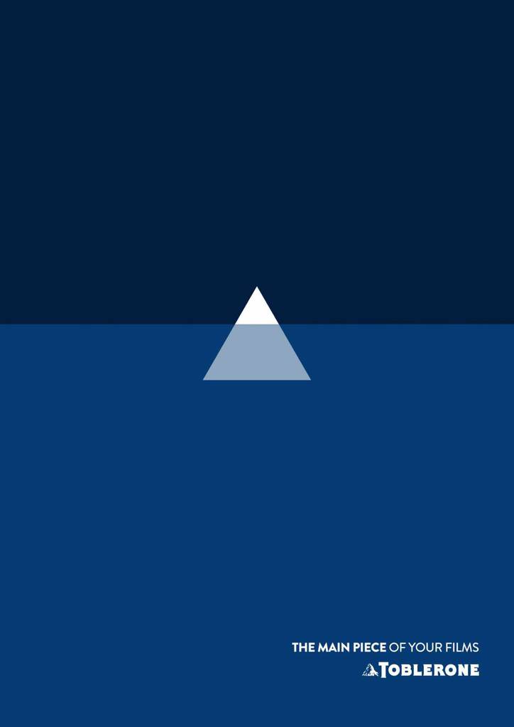 Minimalist Toblerone Movie Posters – Fubiz Media