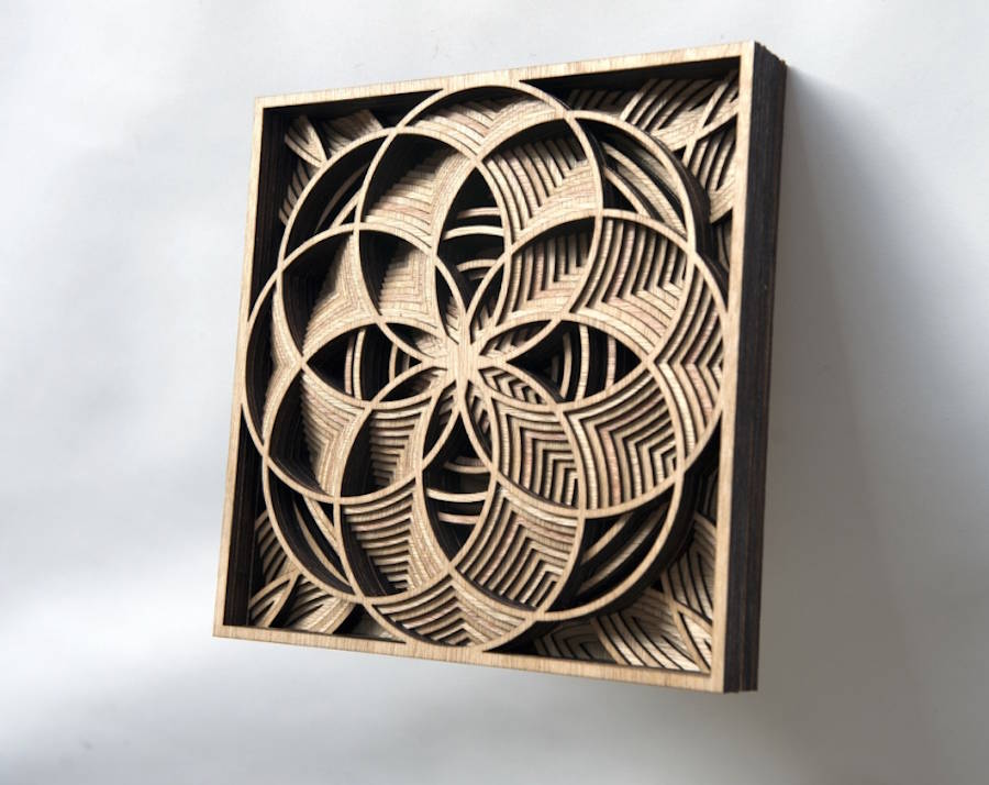 Laser-Cut Wooden Artwork – Fubiz Media