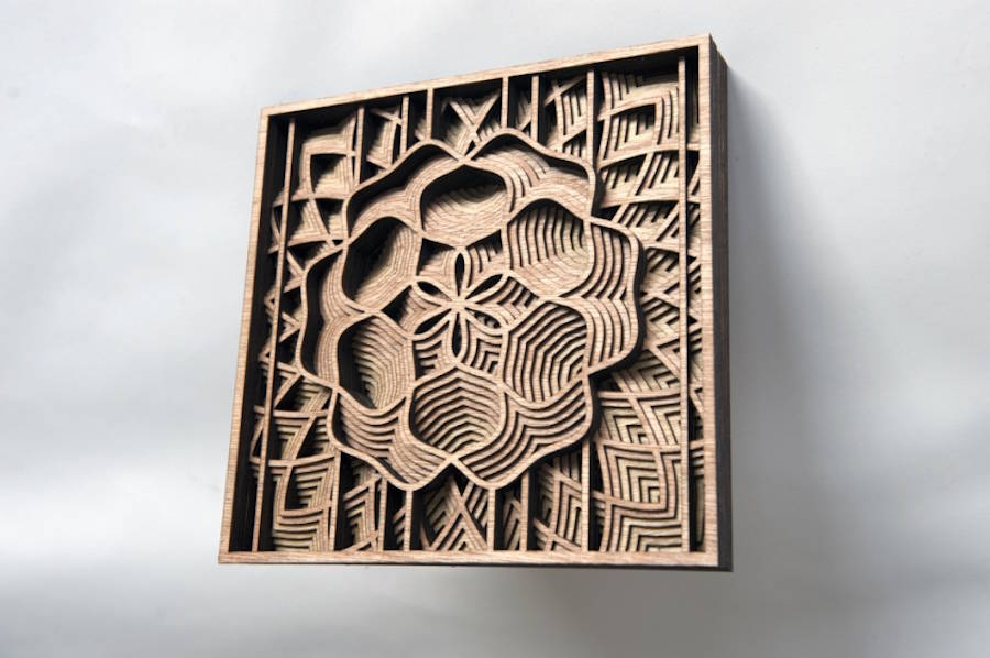 Laser-Cut Wooden Artwork – Fubiz Media