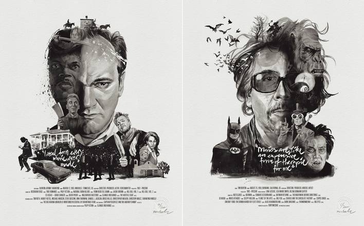 New Illustrated Posters of Famous Directors – Fubiz Media
