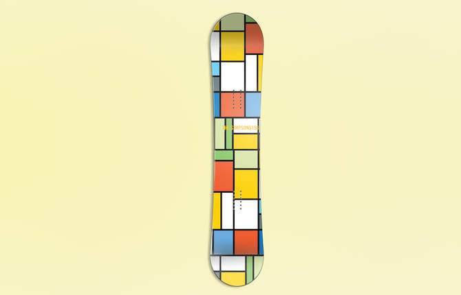 Mondrian Boards Illustrations Inspired by Pop Culture – Fubiz Media