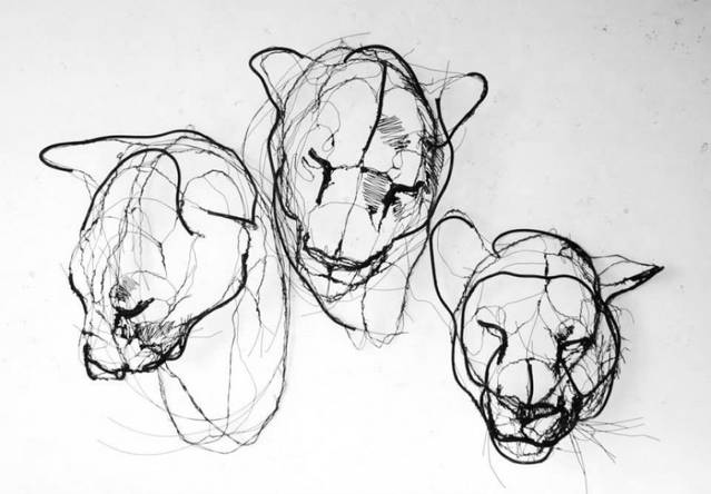 Wire Animal Sculptures – Fubiz Media