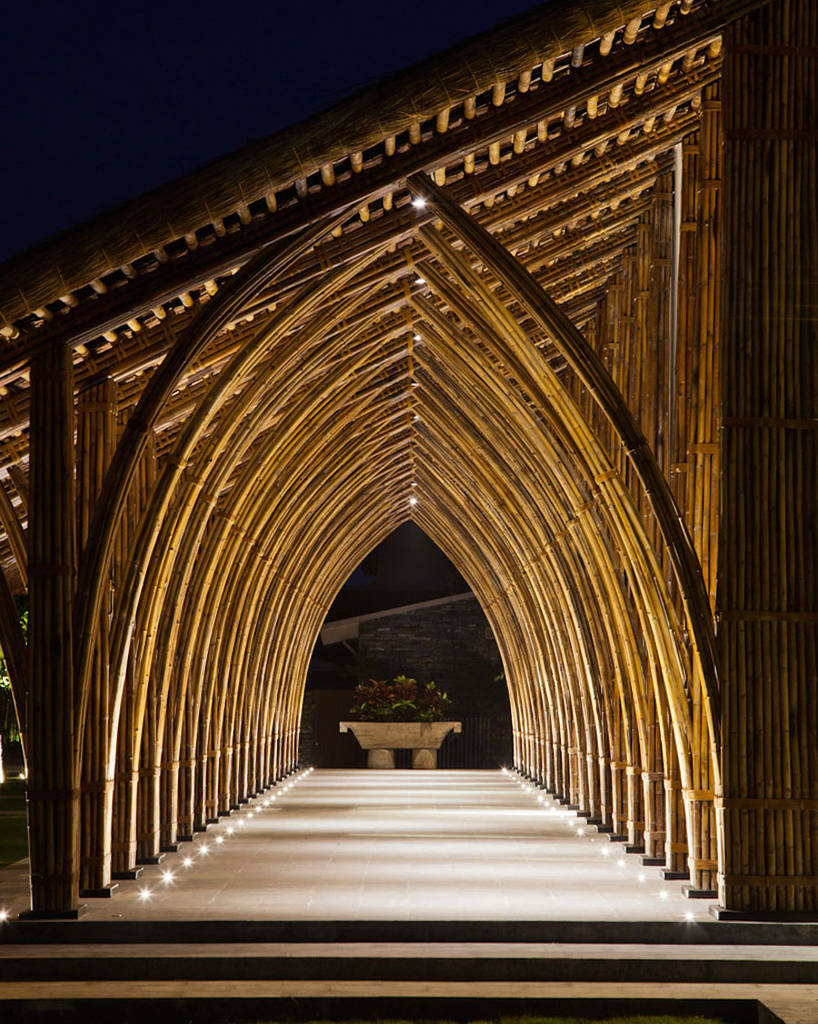 Conference Hall Made From Two Types of Bamboo in Vietnam – Fubiz Media